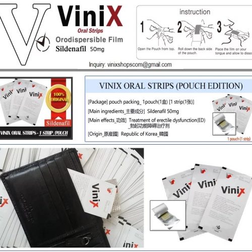 韓國 Vinix 威而鋼速效口溶片 100mg 10片裝｜全新世代，告別等待！ - 丁丁藥局